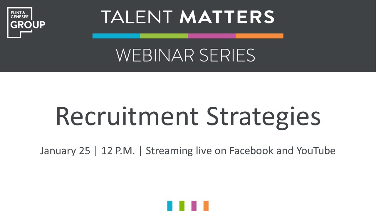 Talent Matters Webinar Series | Recruitment Strategies - YouTube