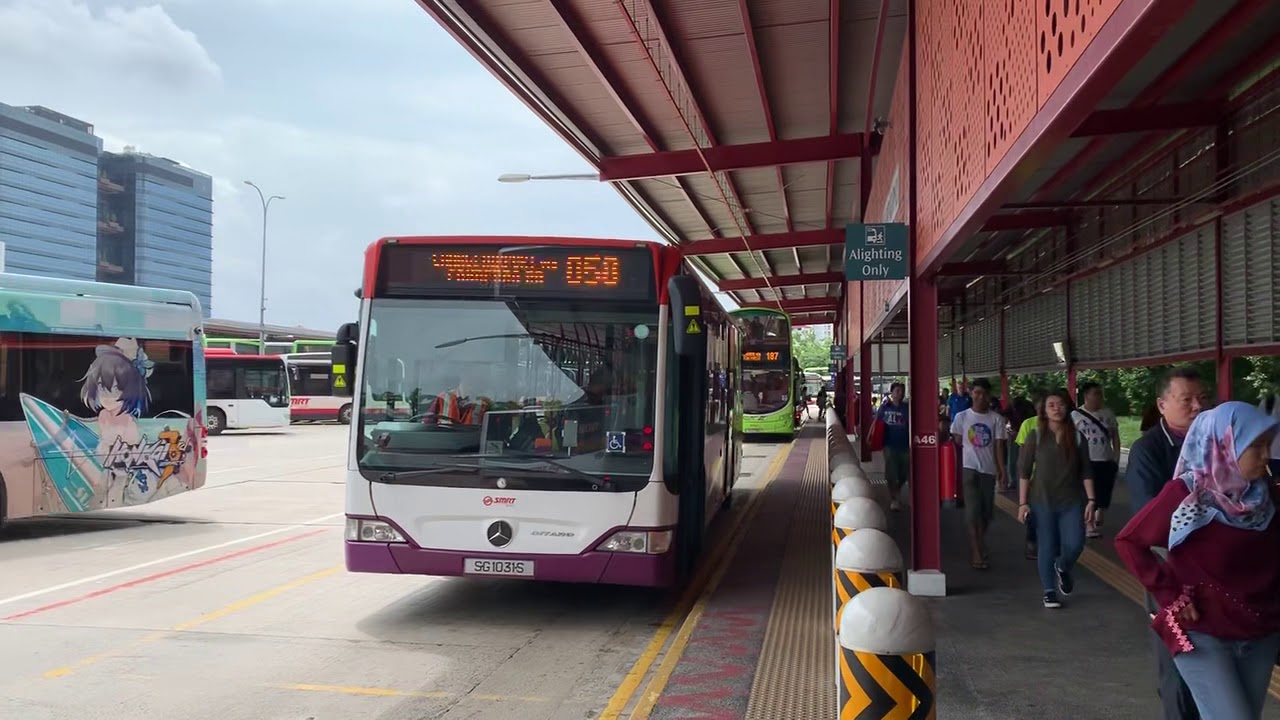 SMRT Buses Mercedes-Benz O530 Citaro (Batch 3) SG1031S on Service 858 ...