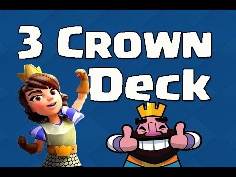 Clash Royale: 3 Crown OP Princess Deck For Arena 8 Frozen Peak - YouTube