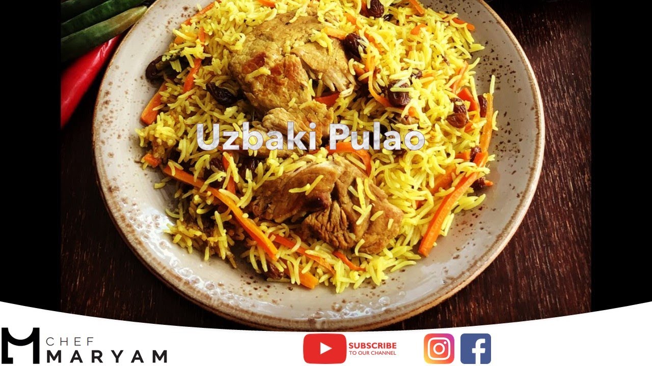 Afghani Pulao Uzbek Kabuli rice recipe one pot - YouTube