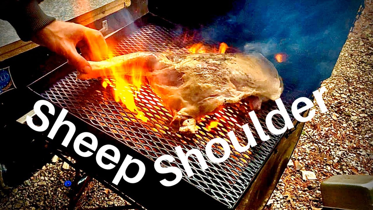 Organic sheep grilling plus interview with 2000 acre organic farmer ...