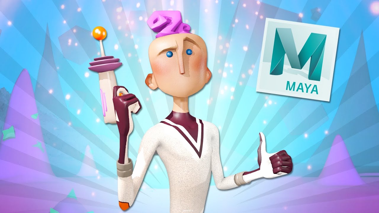 MY FIRST MAYA ANIMATION / SPACEMAN - YouTube