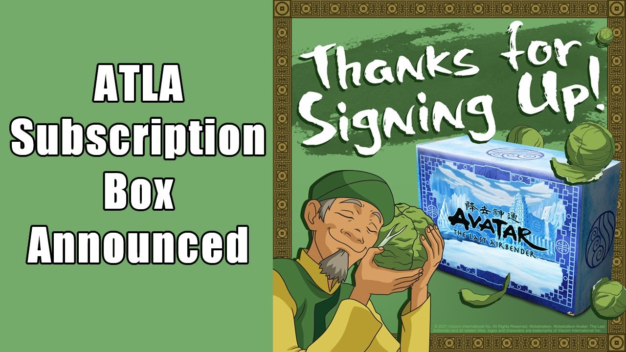 ATLA Subscription Box Announced - Avatar News - YouTube