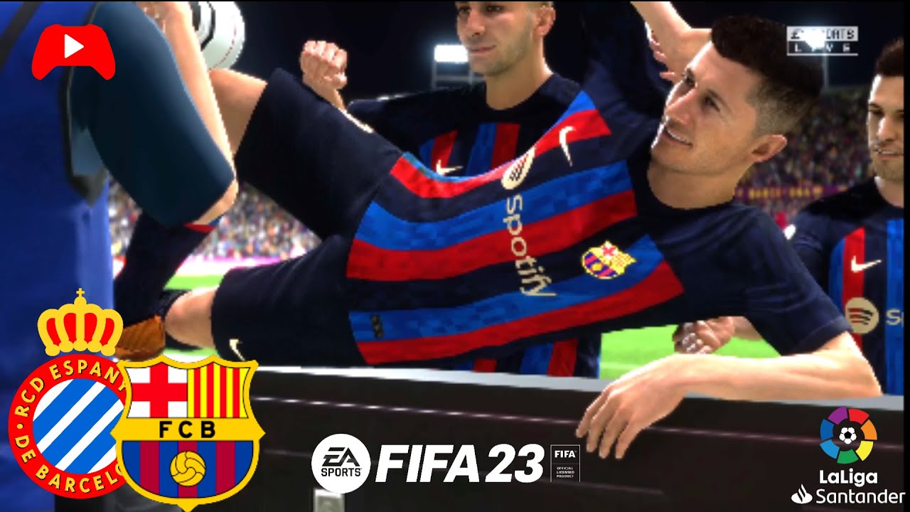 FIFA 23 - Barcelona vs Espanyol | La Liga | Digital Footballer | HD ...