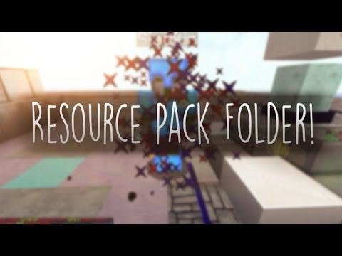 (Default Edit) Resource Pack Folder! (20 Packs) - YouTube