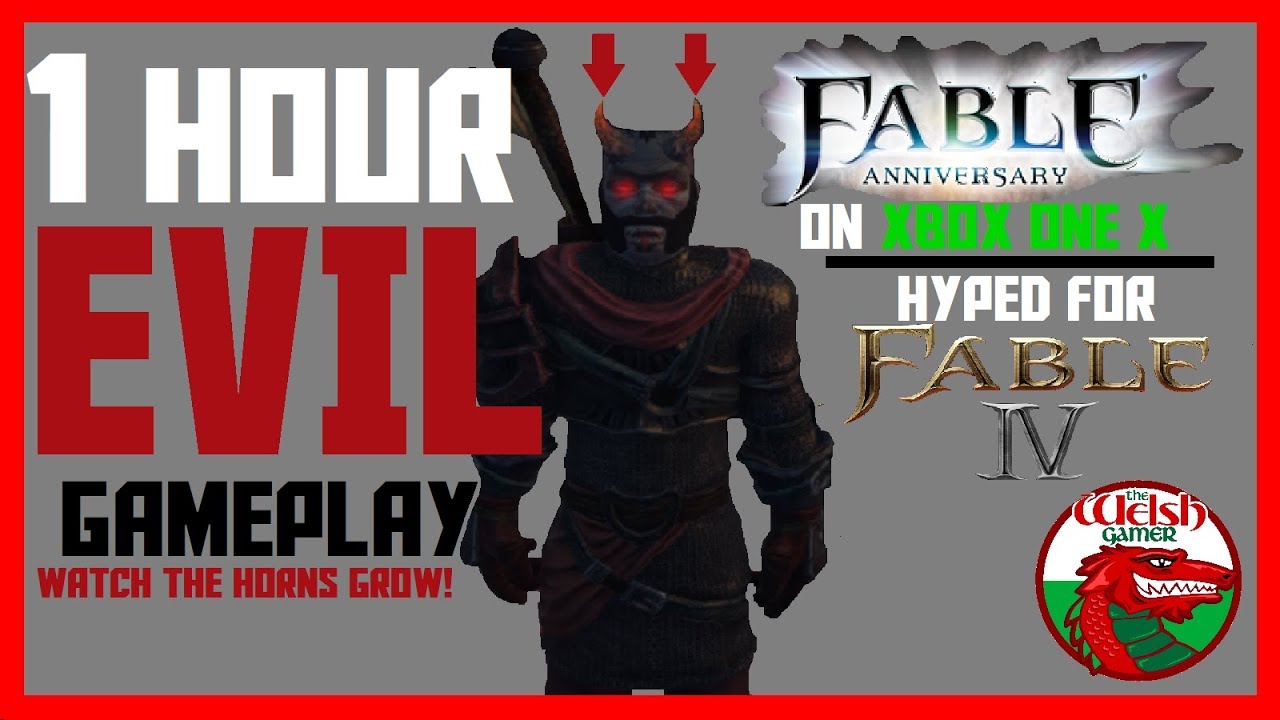1 HOUR Of FABLE Anniversary EVIL Gameplay On Xbox One X! Watch The ...