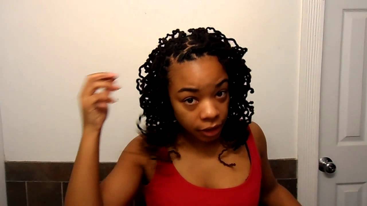 Bantu Knots On Locs Youtube