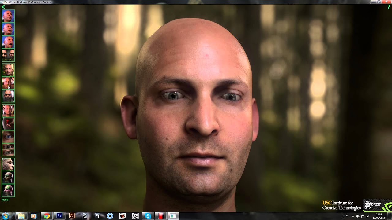 Lifelike Human Face Rendering - Real time gtx 690 - YouTube