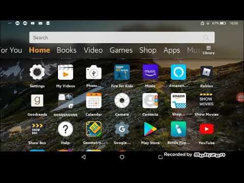 How to download showbox/ play store on your Amazon fire tablet - YouTube