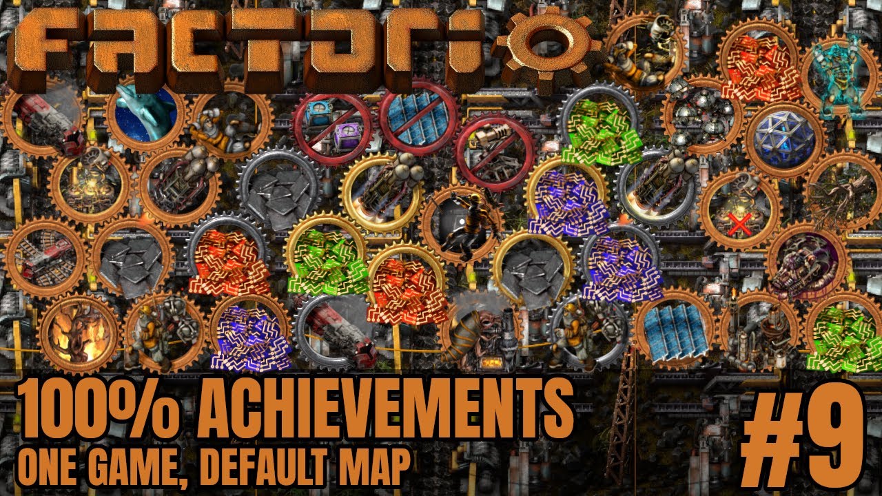 Factorio 100% Achievements | Default Map | #9 More Coal & Power! - YouTube