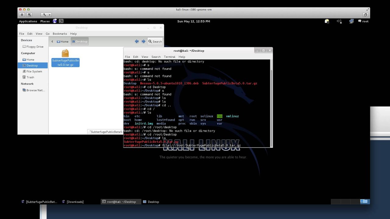 Install Subterfuge Kali Linux - YouTube