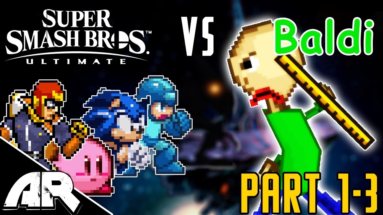 Baldi's Basics VS Super Smash Bros (Baldi Animation Meme) - YouTube