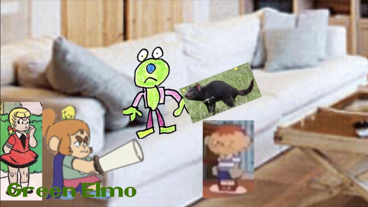 Green Elmo In Tasmanian Devil - YouTube