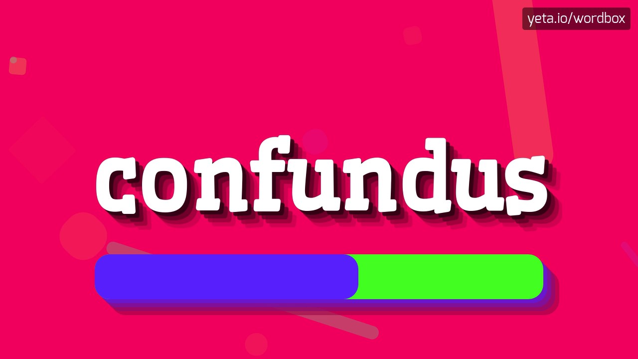 CONFUNDUS - HOW TO PRONOUNCE IT? #confundus - YouTube