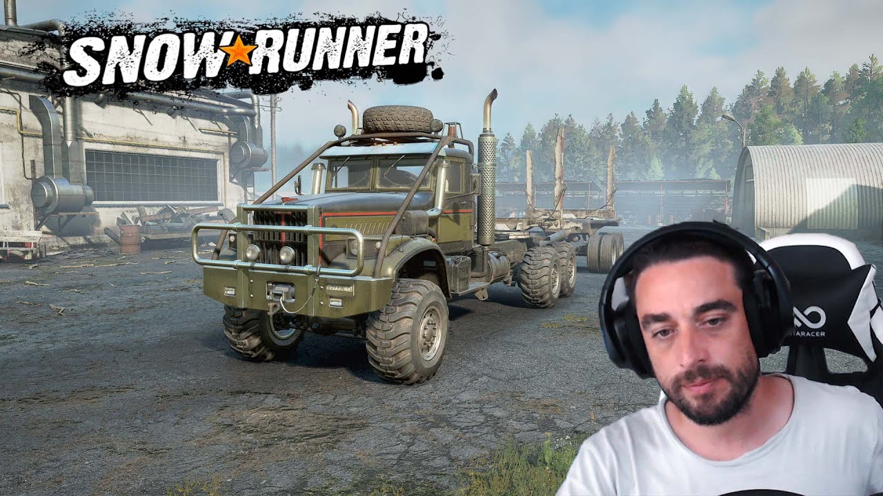 Russie-Taymir / On test le TAYGA 6455B !! (Hard LVL) [Snowrunner Phase9 ...