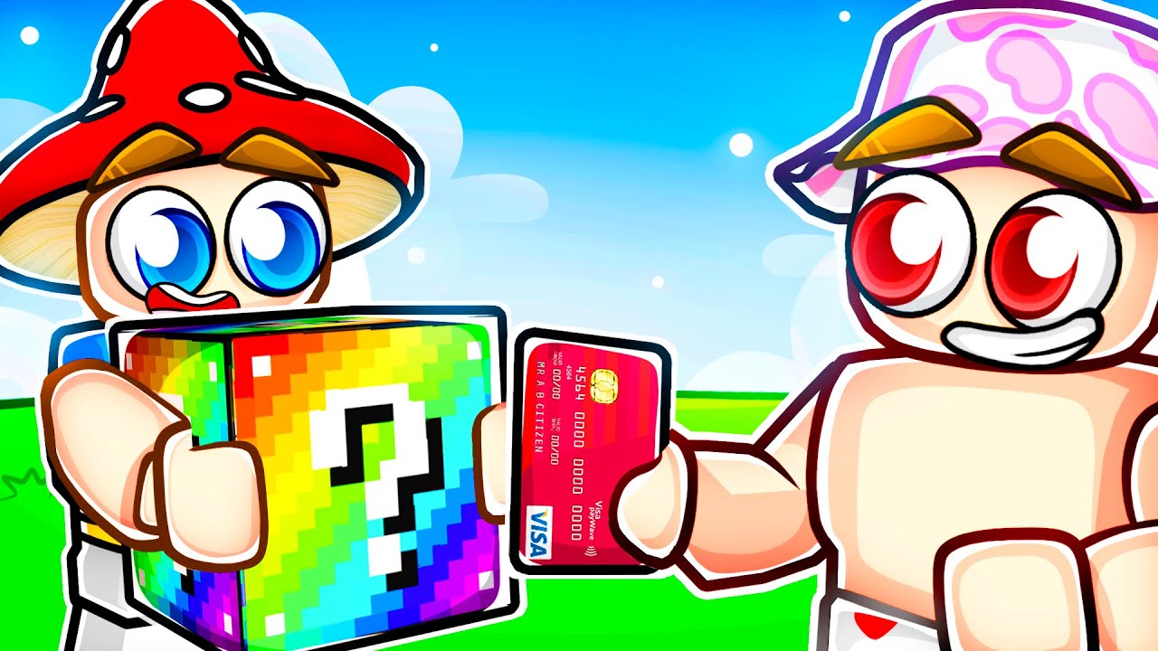 J'AI TRICHE POUR AVOIR LE LUCKY BLOCK ULTIME DE ROBLOX 💸 - YouTube