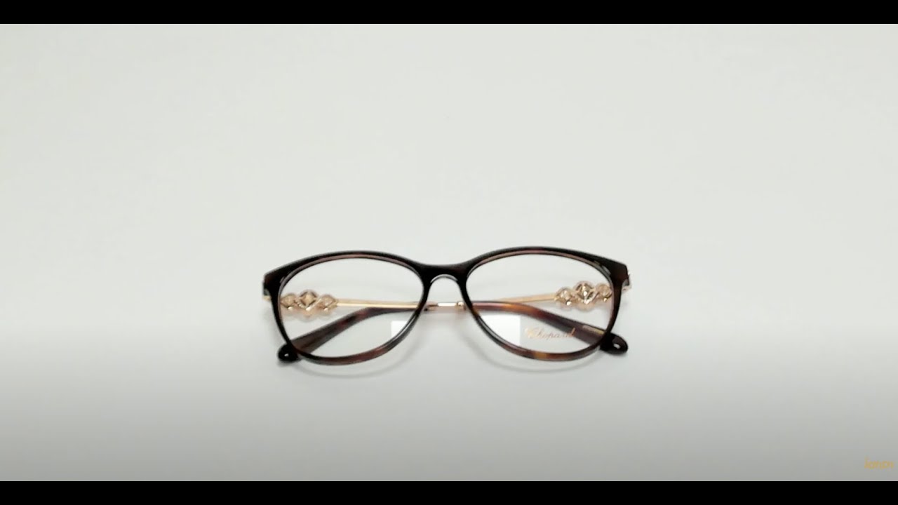 Chopard Eyeglasses Model- VCH265S Color- 09XK Havana/Rose Gold 23KT ...