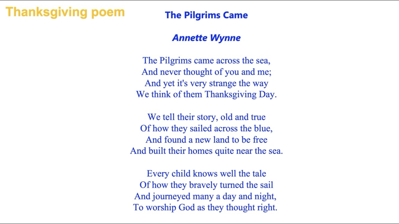 Origin and Meaning of Thanksgiving Day | Thanksgiving Poem | Social ...