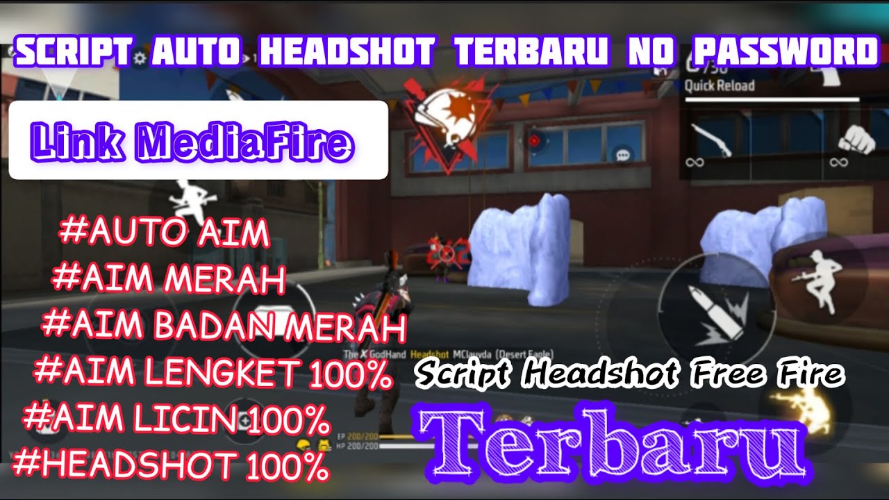 SCRIPT AUTO HEADSHOT FREE FIRE TERBARU LENGKAP LINK MEDIAFIRE 😱💀 - YouTube