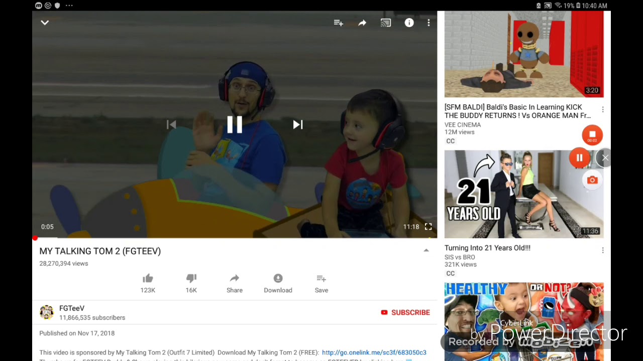 Fgteev Goodbye scene for colleen ford - YouTube