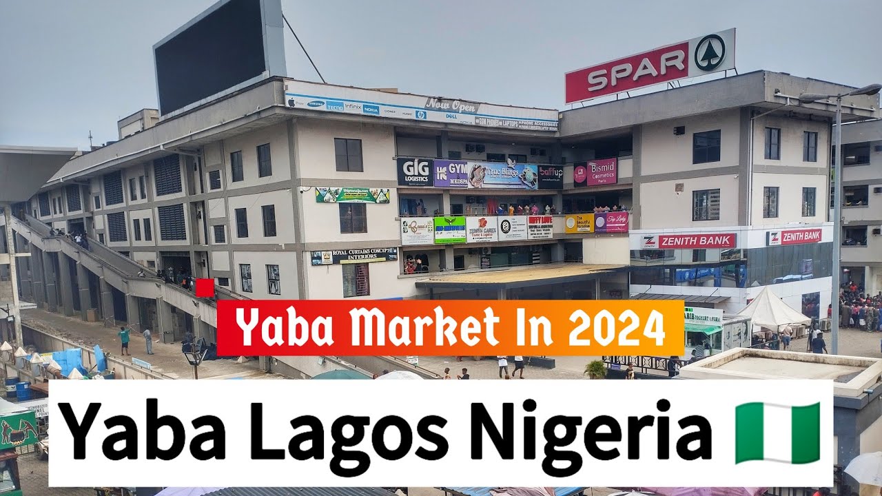Yaba Lagos Nigeria In 2024 - Brt Station And Market Walk Tour - YouTube