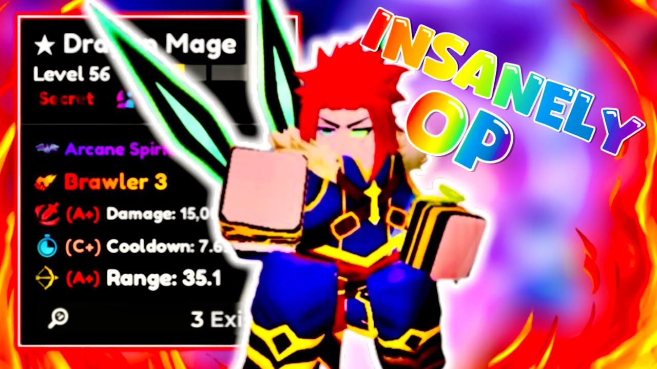 NEW *best* EVOLVE SECRET DRAGON MAGE SHOWCASE - Anime defenders - YouTube