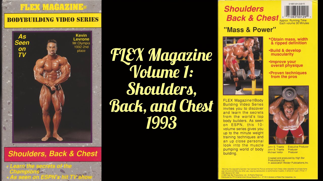 FLEX Magazine Bodybuilding Video Series, Volume 1: Shoulders, Back, and ...