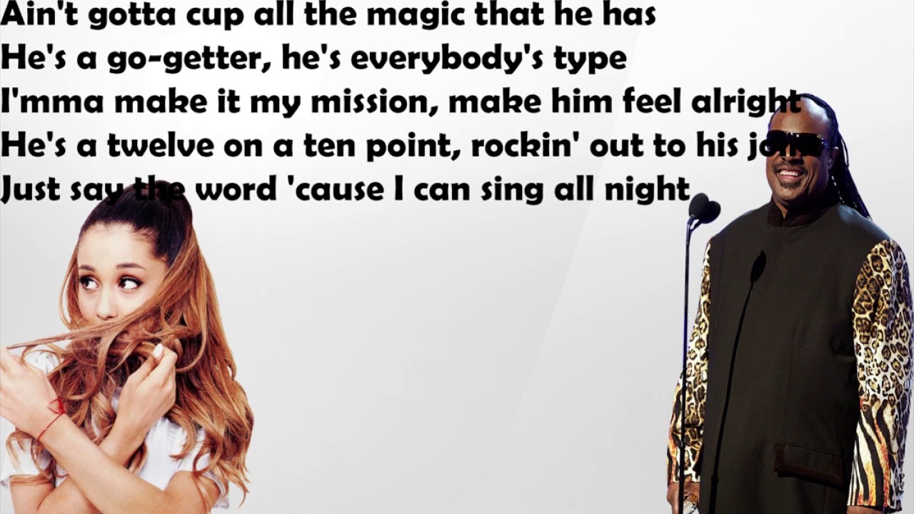 Stevie Wonder Faith ft Ariana Grande Lyrics - YouTube