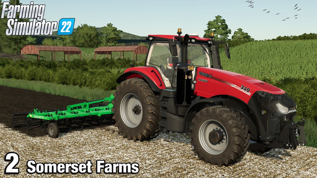 THE BIG TRACTOR IS OUT THE SHED - Farming Simulator FS22 Somerset Farms ...