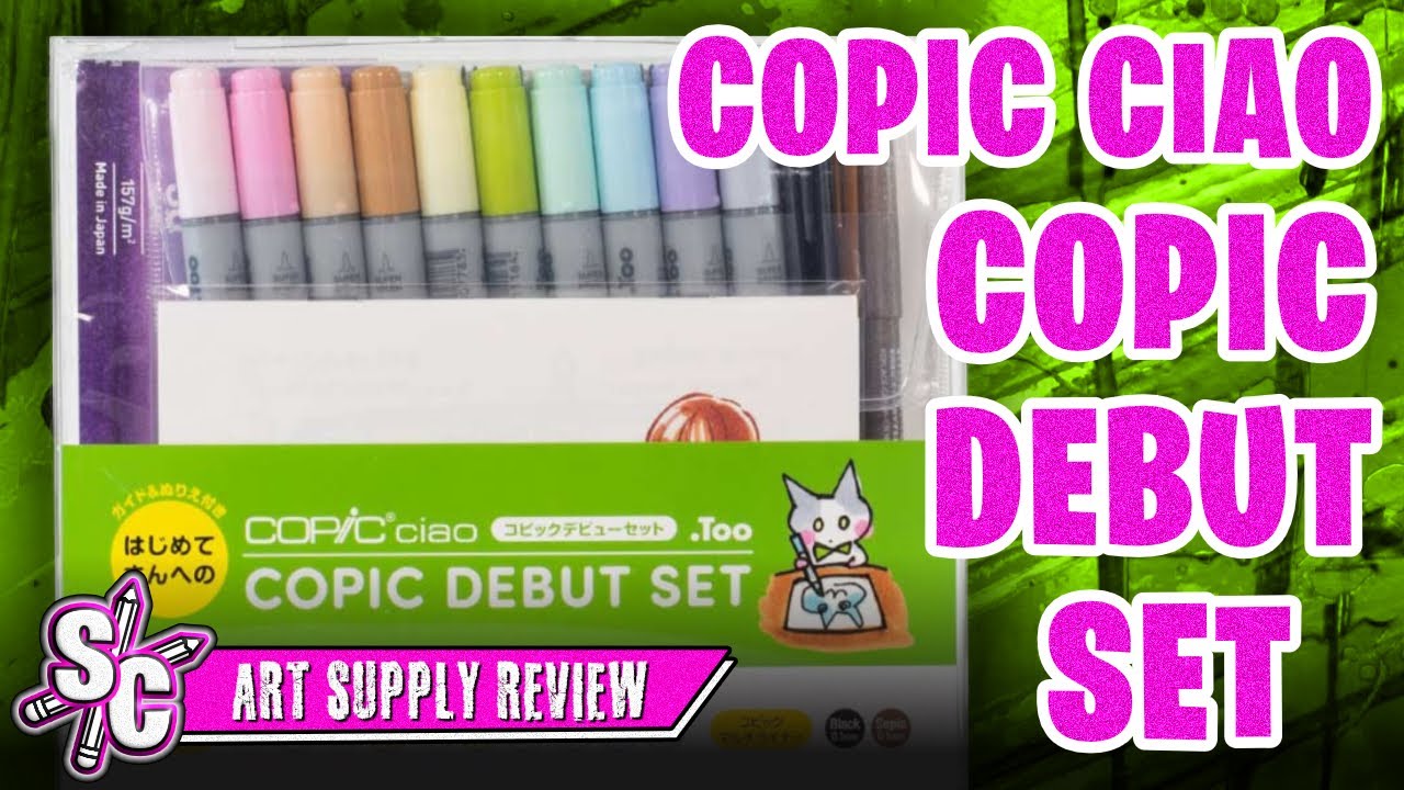COPIC CIAO DEBUT SET Sophie Colours Unboxes & Reviews A Set Of Pastel ...