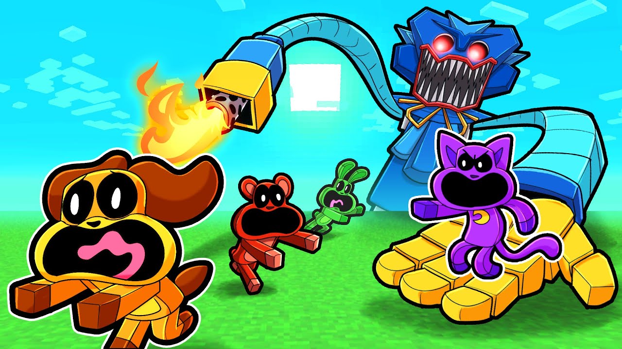 ROBOT HUGGY WUGGY vs SMILING CRITTERS! (Minecraft) - YouTube