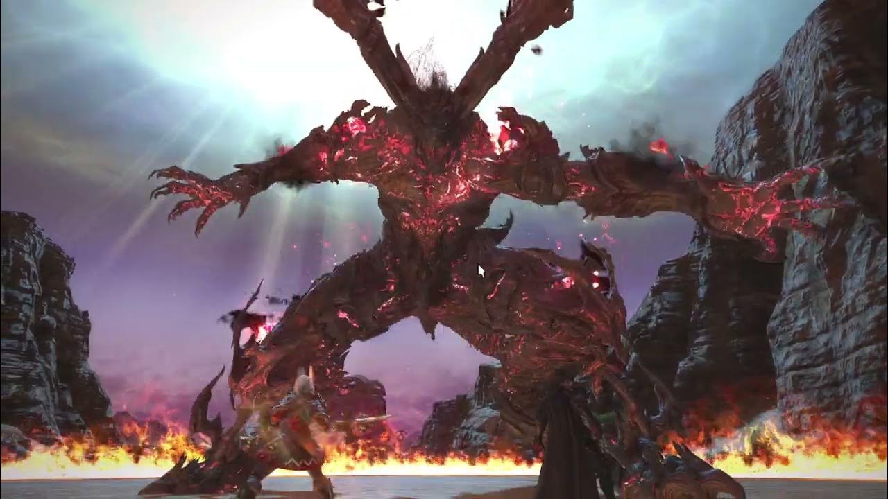 FFXIV - Battle against Ifrit feat. Clive (FFXVI collab) - YouTube