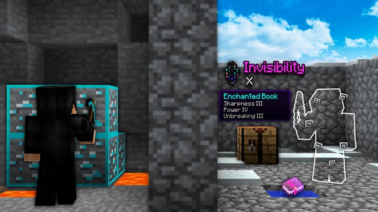 Fishing for a Lucky Book.. while Invisible - Hypixel UHC YouTuber Event ...