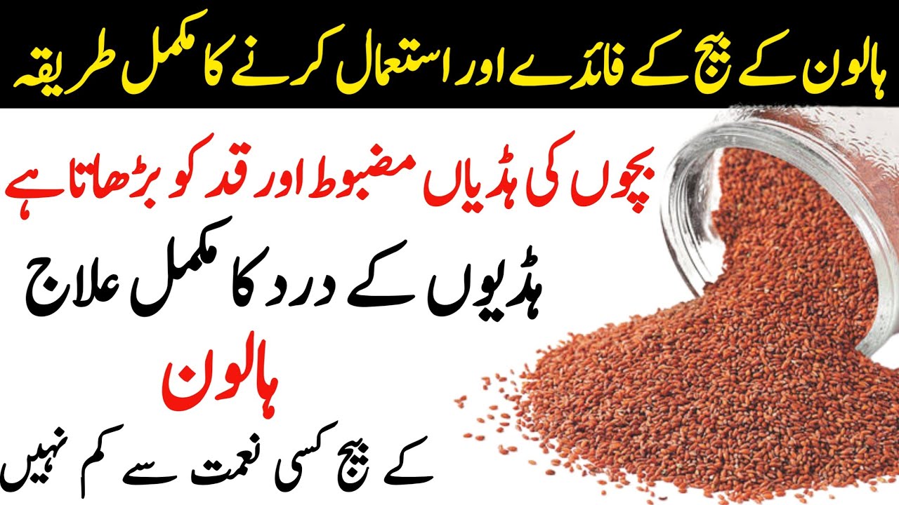 Haloon Ke Beej Ke Fayde | Benefits Of Haloon Seeds | Benefits of eating ...