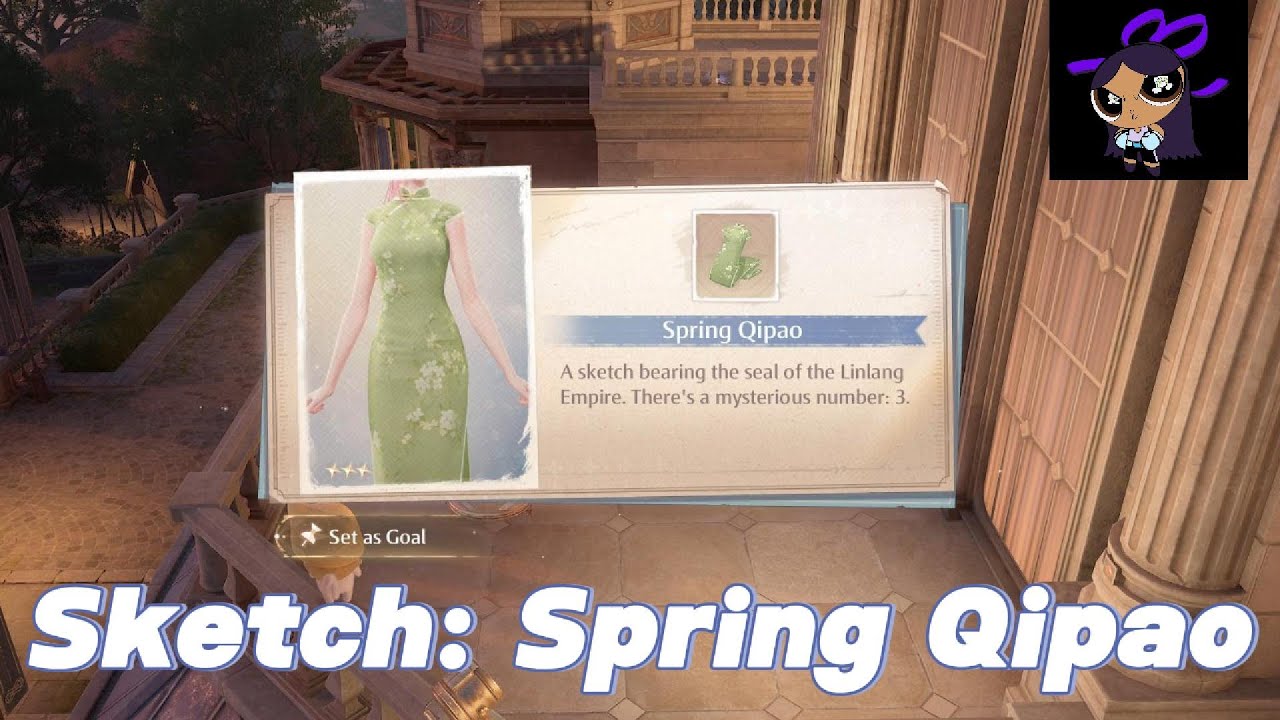 Infinity Nikki - Sketch Spring Qipao - YouTube