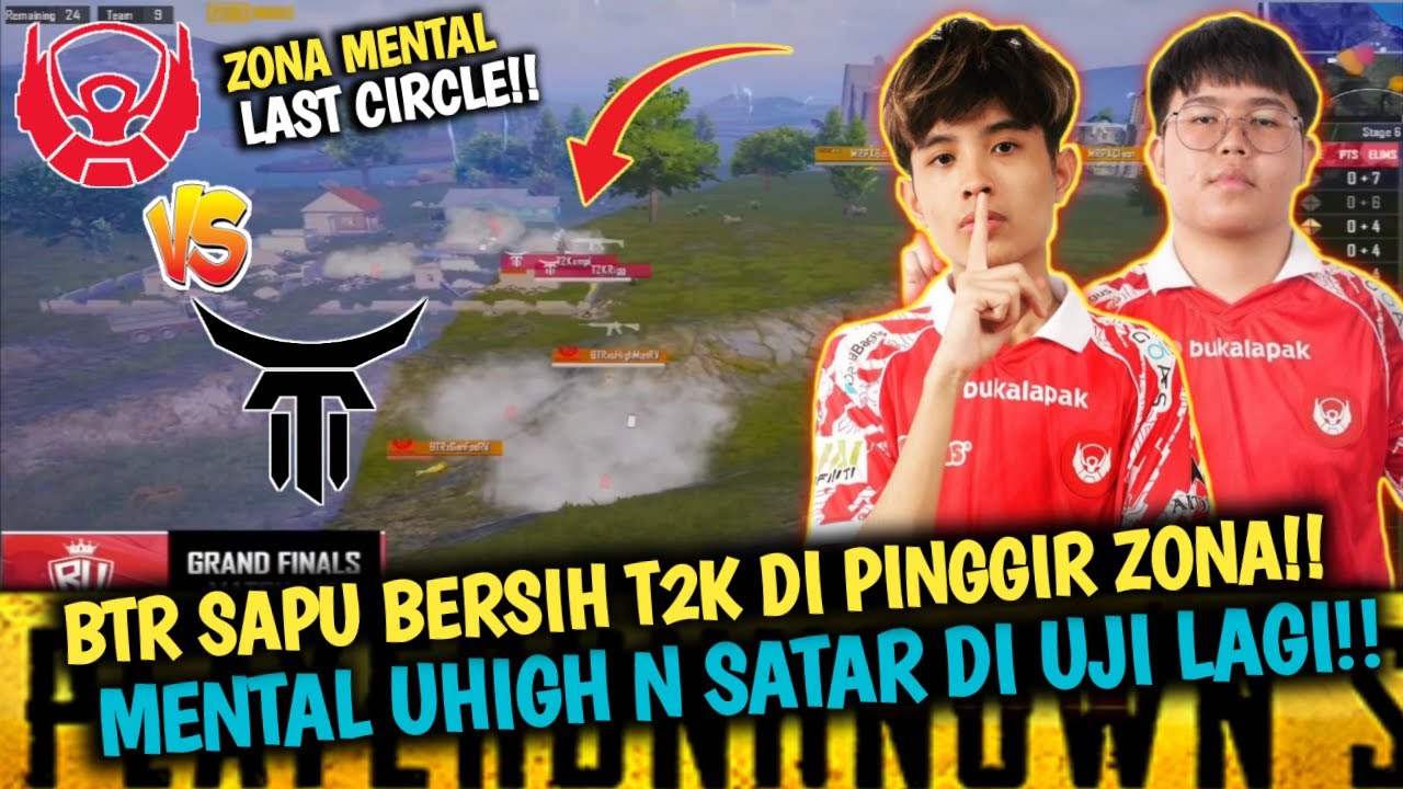 GANAS‼️BTR SAPU BERSIH T2K DI PINGGIR ZONA🔥MENTAL UHIGH N SATAR DI UJI LAGI‼️Pubg Mobile - YouTube