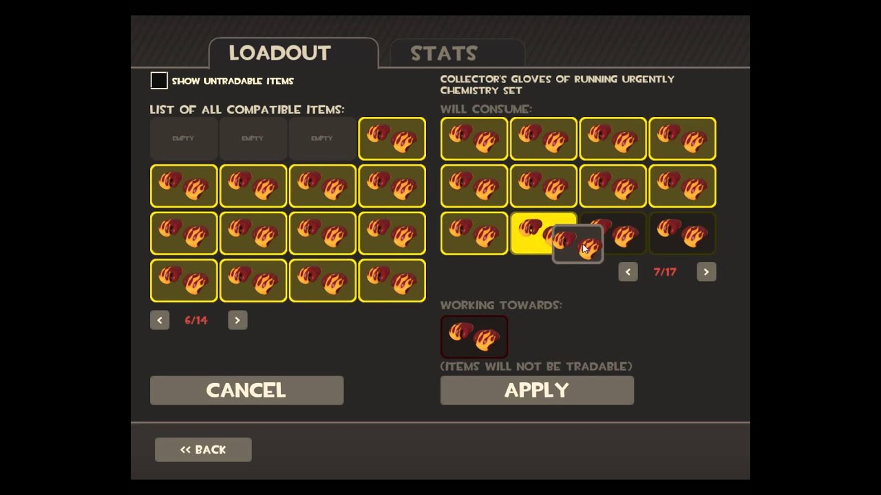 Using A Collector's Chemistry Set (Gloves of Running Urgently) TF2 ...