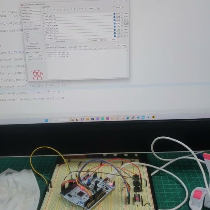 Stm32 Uart Command Parsing Youtube 