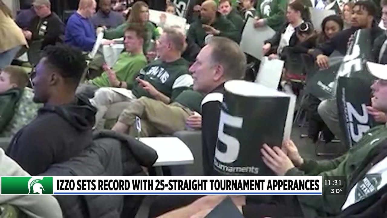 March Madness: MSU No. 7, Izzo sets record for consecutive appearances ...