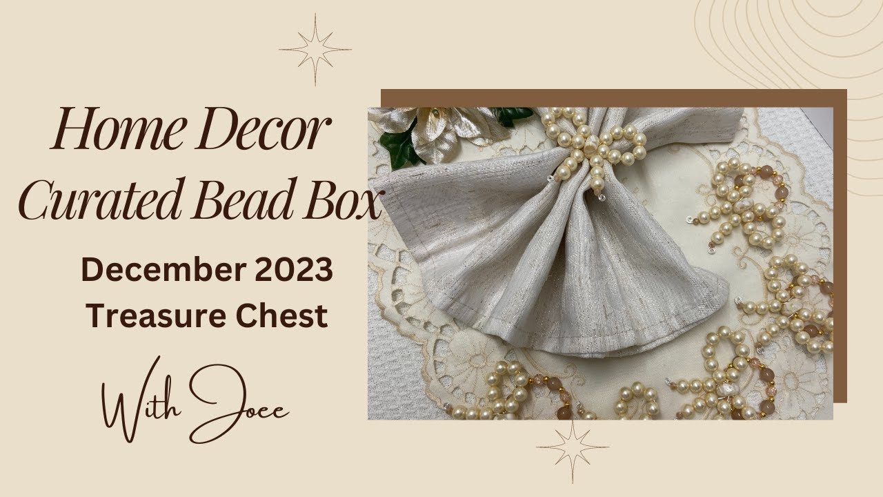 CURATED BEAD BOX: 2 HOME DECOR PROJECTS! - YouTube