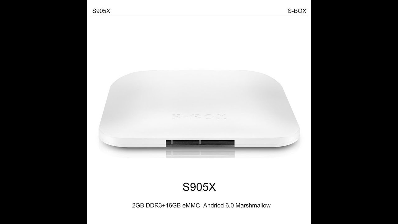 S-Box S1 Pro TV Box OTT 2+16GB 4K HD Android 6.0 S905X Quad Core KODI ...