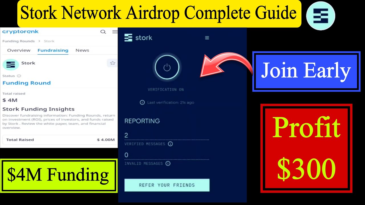 Stork Network Airdrop Complete Guide | Stork Network New Depin Project ...