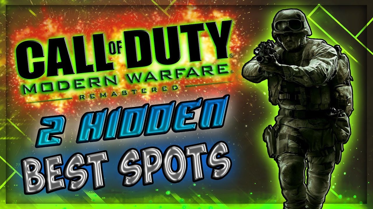 COD Modern Warfare Remastered - 2 HIDDEN BEST SPOTS/GLITCHES - AMBUSH ...