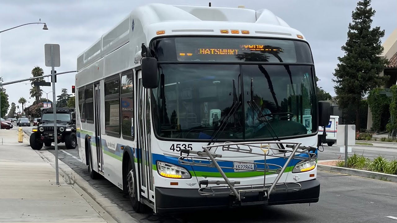 Simi Valley Transit 2020 New Flyer XN35 #4535 - YouTube