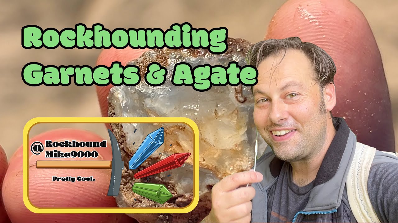 Rockhounding Socal Garnet and Agate - YouTube