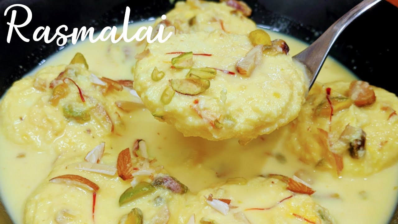 How to make Rasmalai recipe/रसमलाई कैसे बनाए? - YouTube