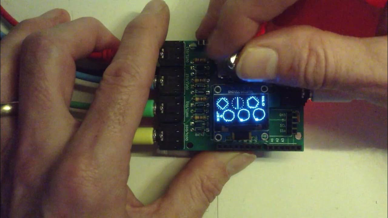 Arduino Euclidean Sequencer with OLED display - YouTube