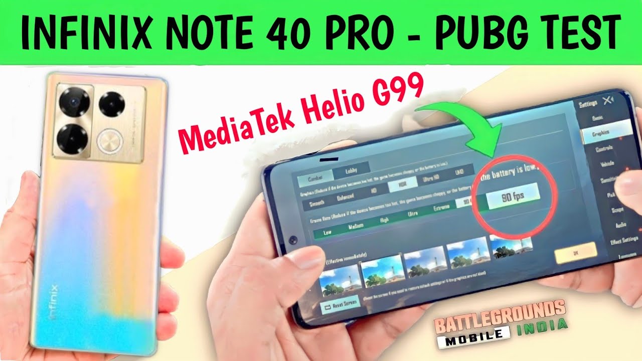 Infinix Note 40 Pro Pubg Test | Infinix Note 40 Pro Pubg Graphics Test ...