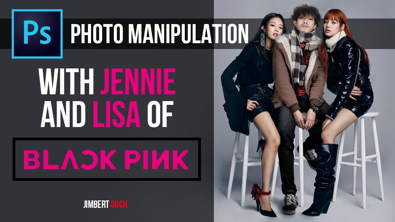 Photoshop: Photo manipulation with Jennie and Lisa of BLACKPINK ...