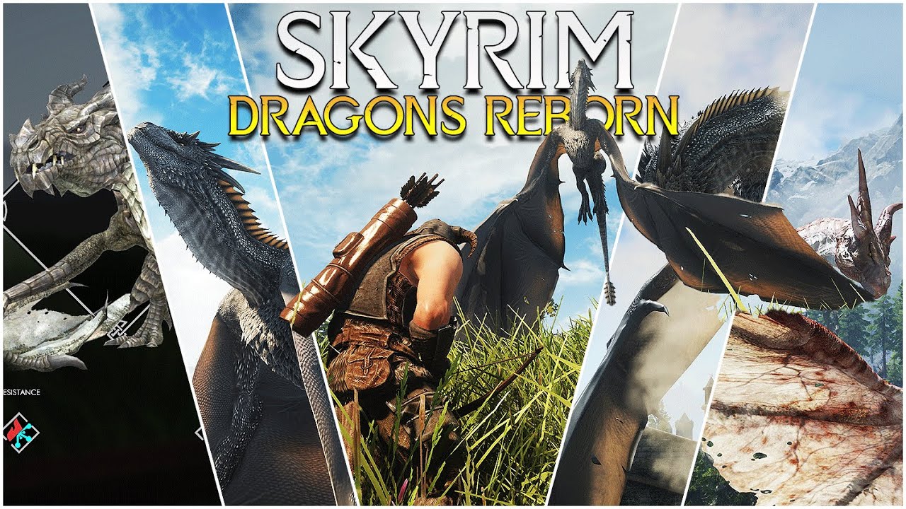Skyrim Dragon Retexture